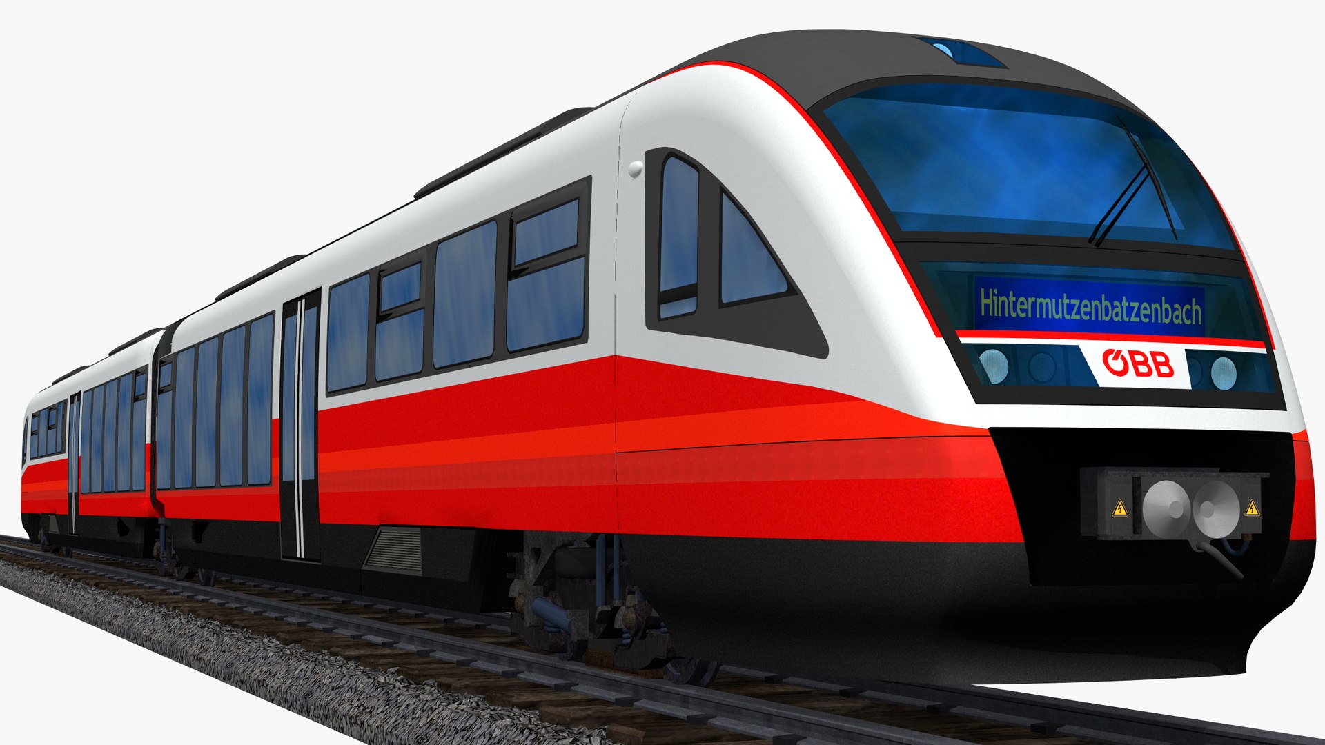 Siemens desiro classic oebb class 5022 diesel electric passenger train ...