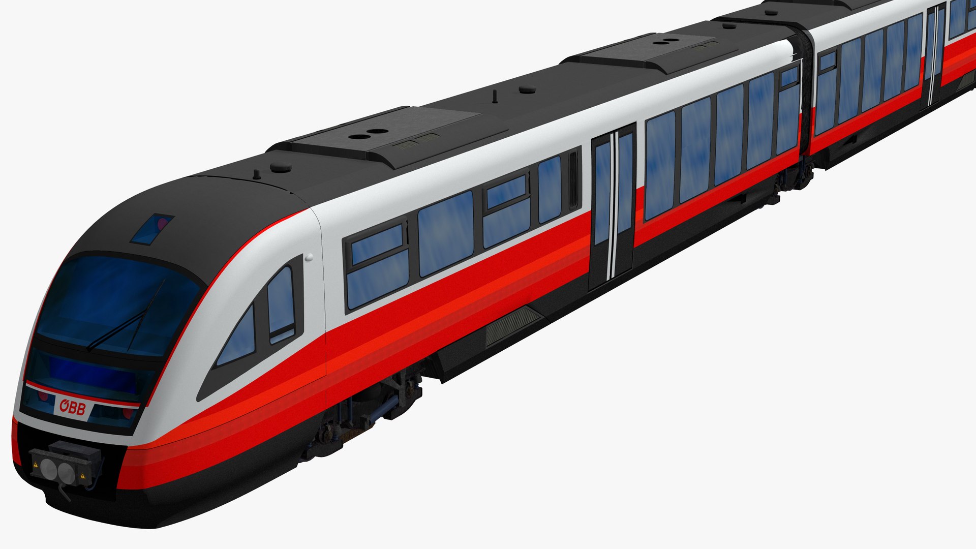 Siemens desiro classic oebb class 5022 diesel electric passenger train ...