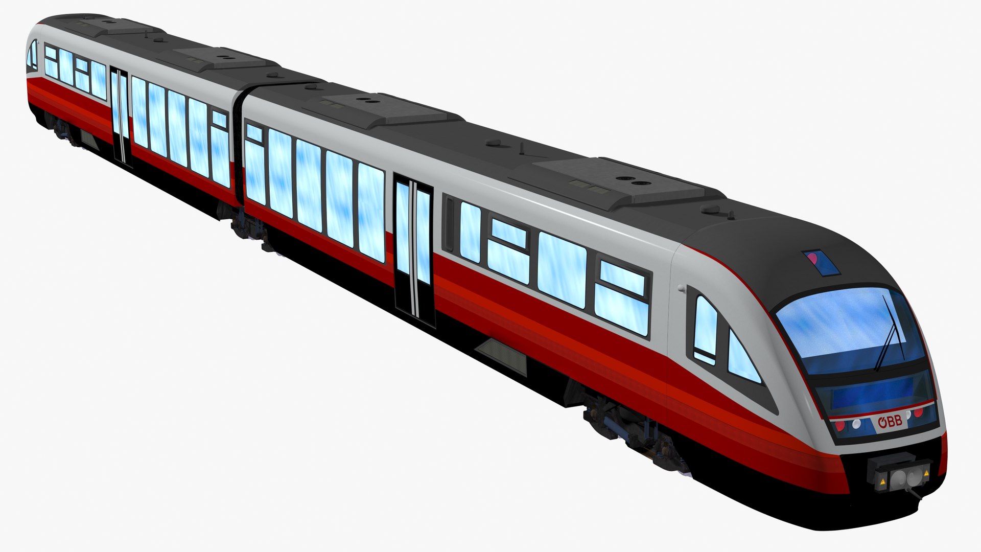 Siemens Desiro Classic Oebb Class 5022 Diesel Electric Passenger Train ...