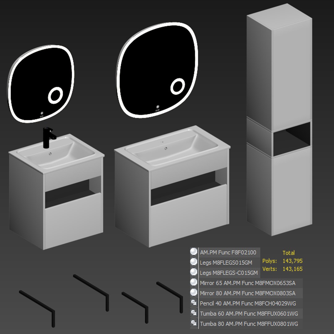 3D AmPm Func 60-80 And Penal Model - TurboSquid 2192922