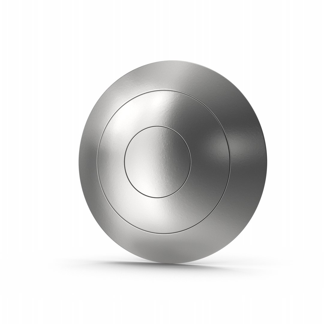Silver Round Shield 3D Model - TurboSquid 2046068