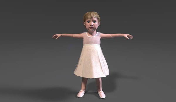 Girl Child 3D Models for Download | TurboSquid