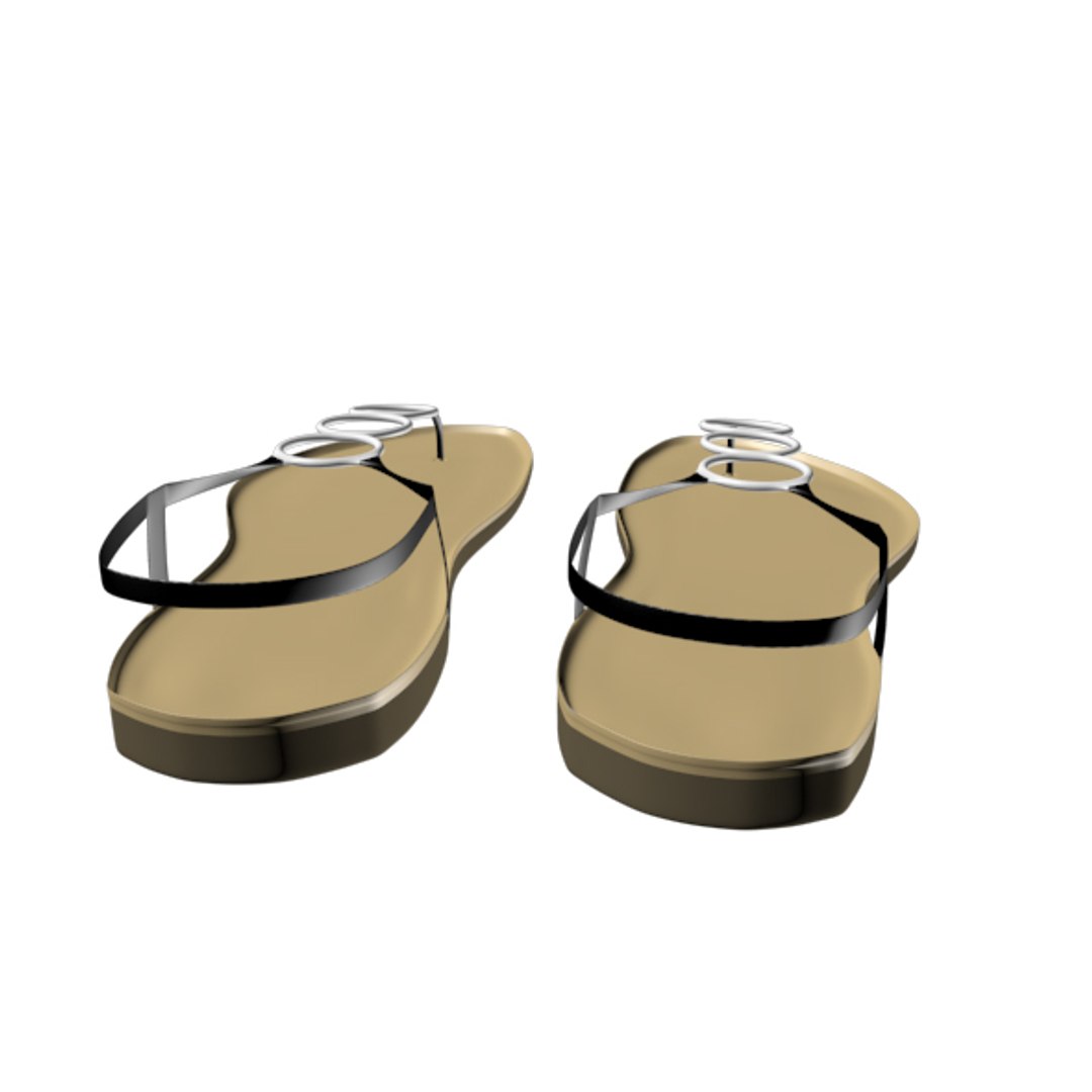 Sandal 01 3D Model - TurboSquid 1445626
