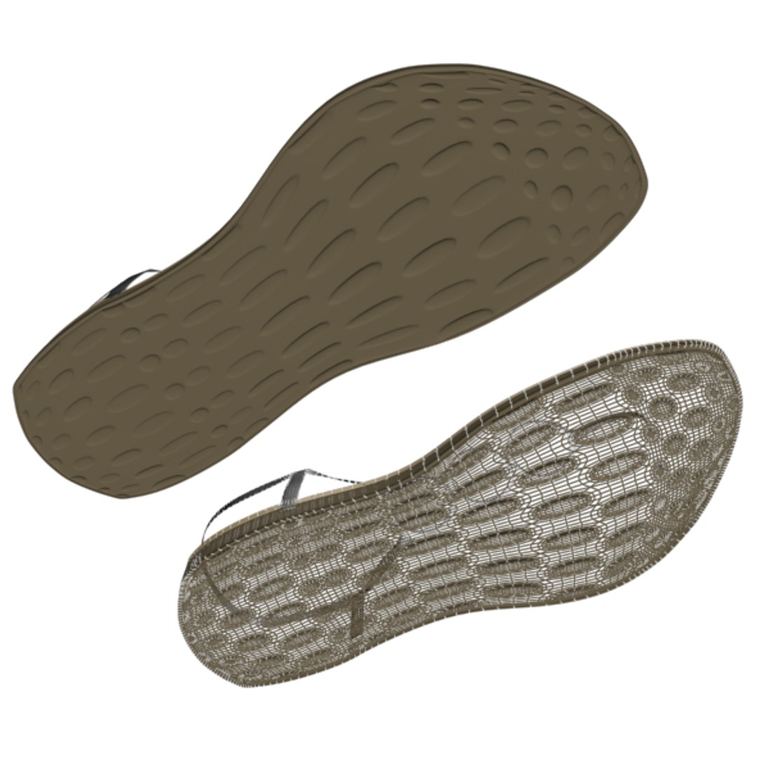 Sandal 01 3D Model - TurboSquid 1445626