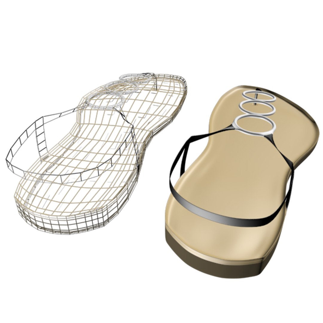Sandal 01 3D Model - TurboSquid 1445626