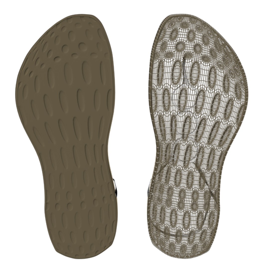 Sandal 01 3D Model - TurboSquid 1445626