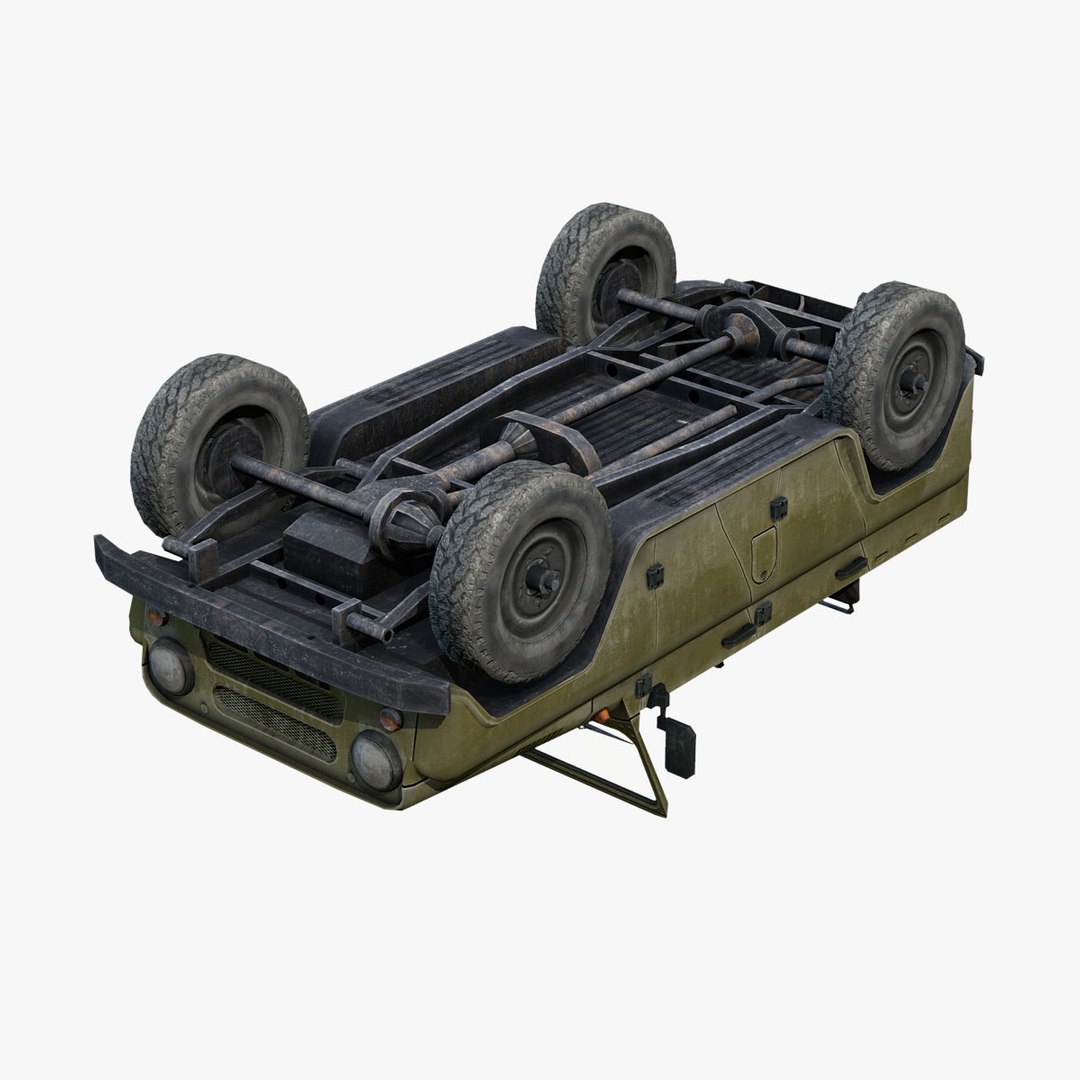 Russian Military Uaz-3151 3d Model