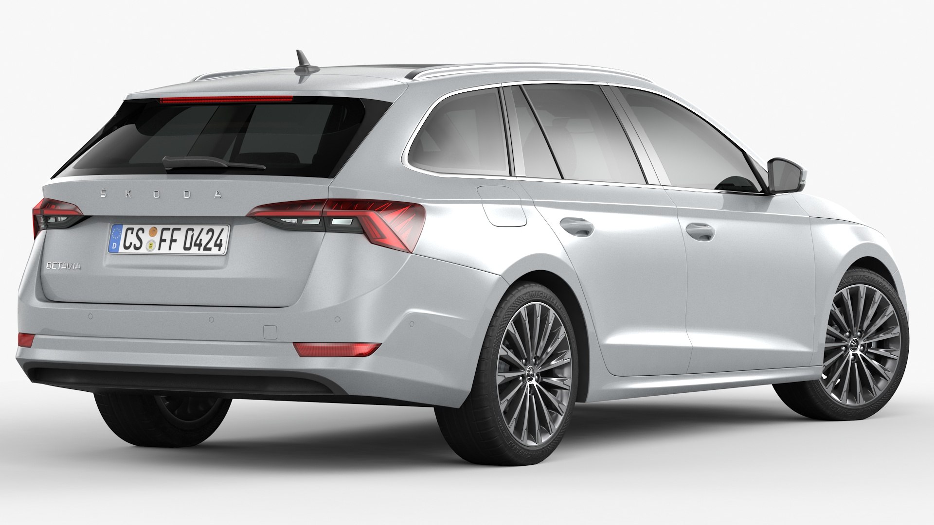 Skoda Octavia Combi 2020 3D Model - TurboSquid 1749950