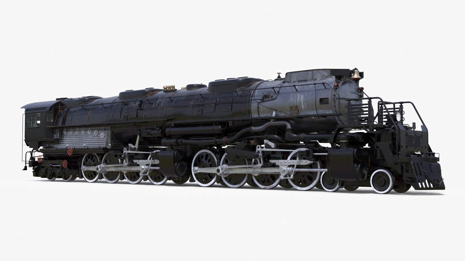 3D Worn Locomotive Rigged For Maya Model - TurboSquid 2319054