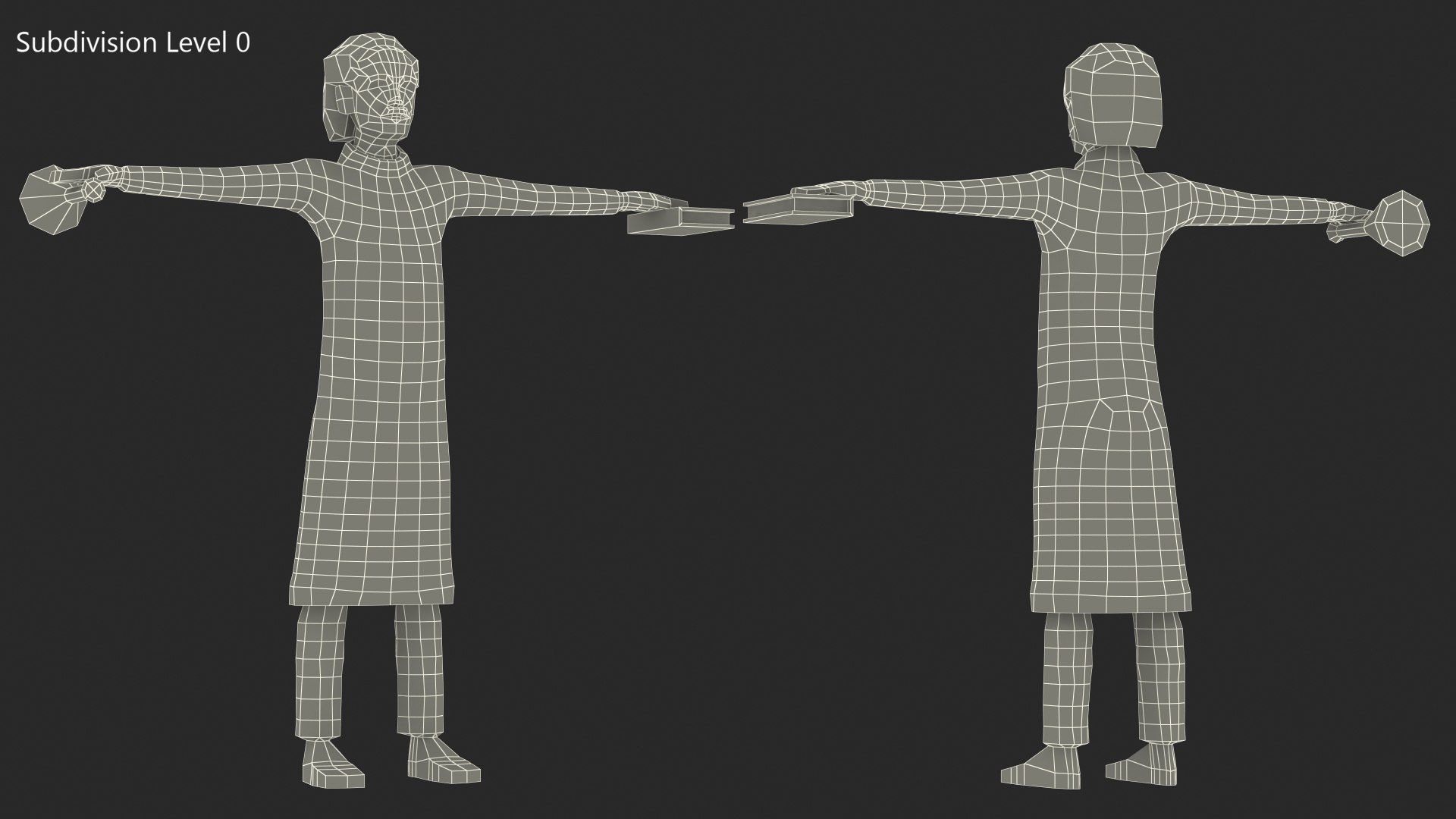3D Scientist Low Poly Rigged For Maya - TurboSquid 2194210