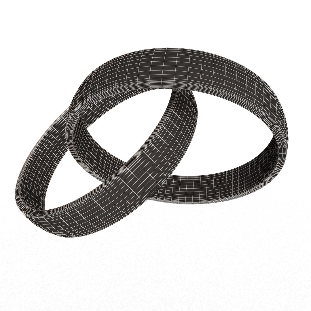 Wedding Rings Model - TurboSquid 2000716
