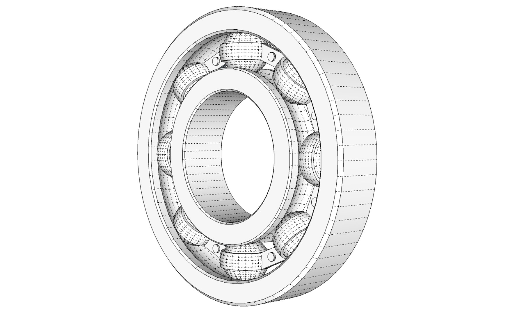 3D Ball Bearing Model - TurboSquid 1389815