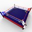 3d boxing ring model