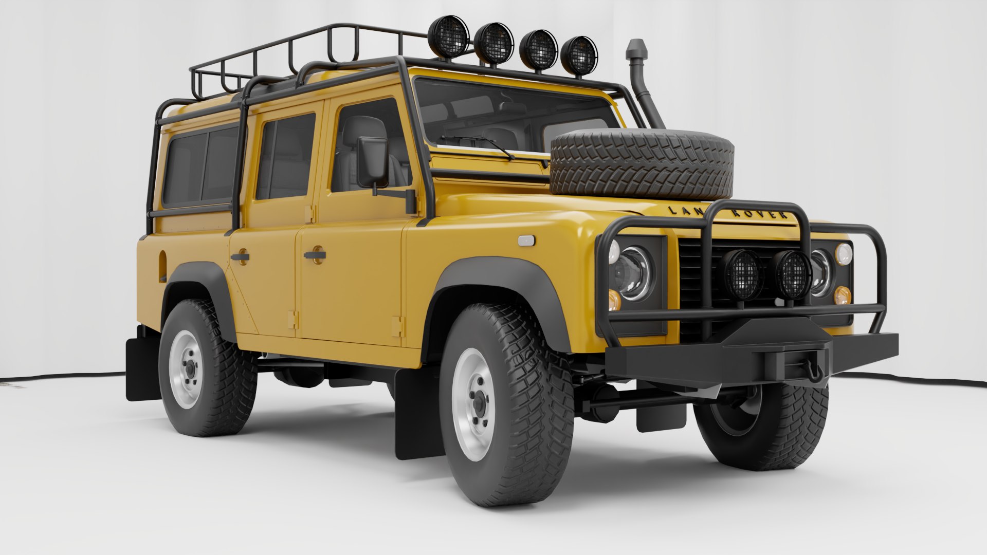 Land Rover Defender 110 3D Model - TurboSquid 2396013