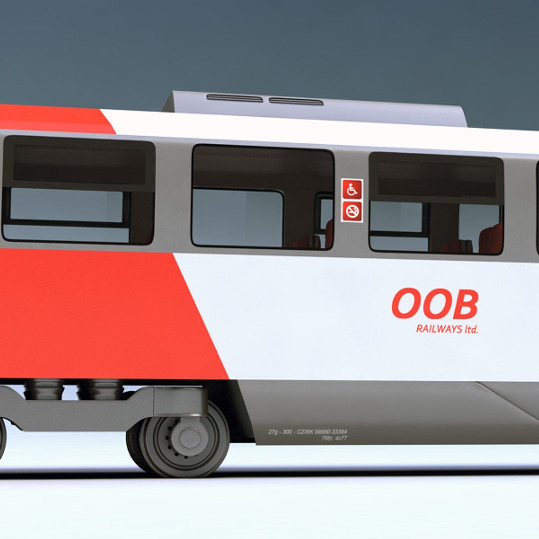 Train - Siemens Desiro 3d Obj