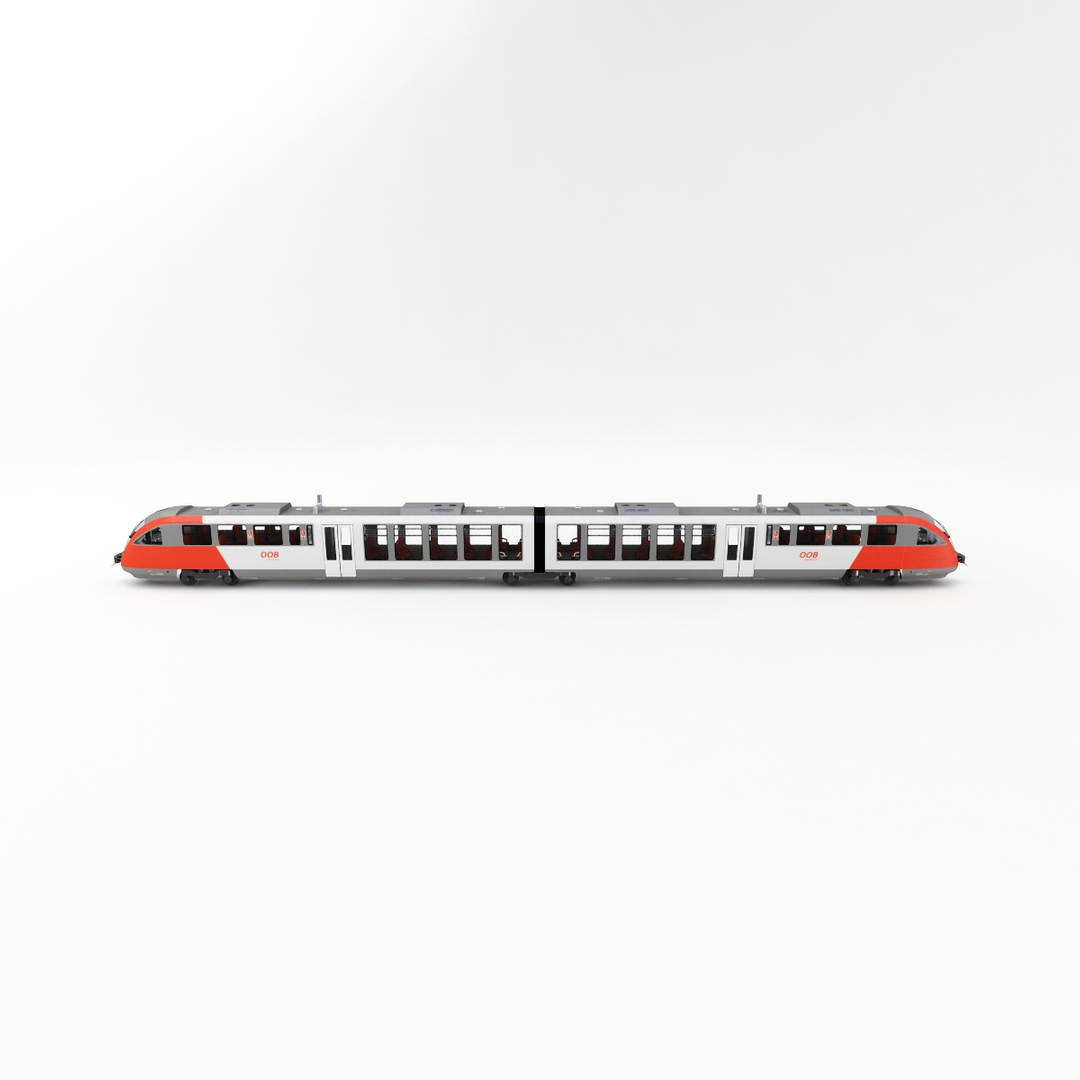 train - siemens desiro 3d obj