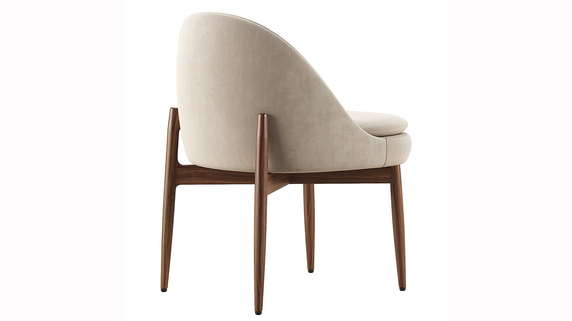 3D Model Sendai Dining Chair Minotti - TurboSquid 1979764