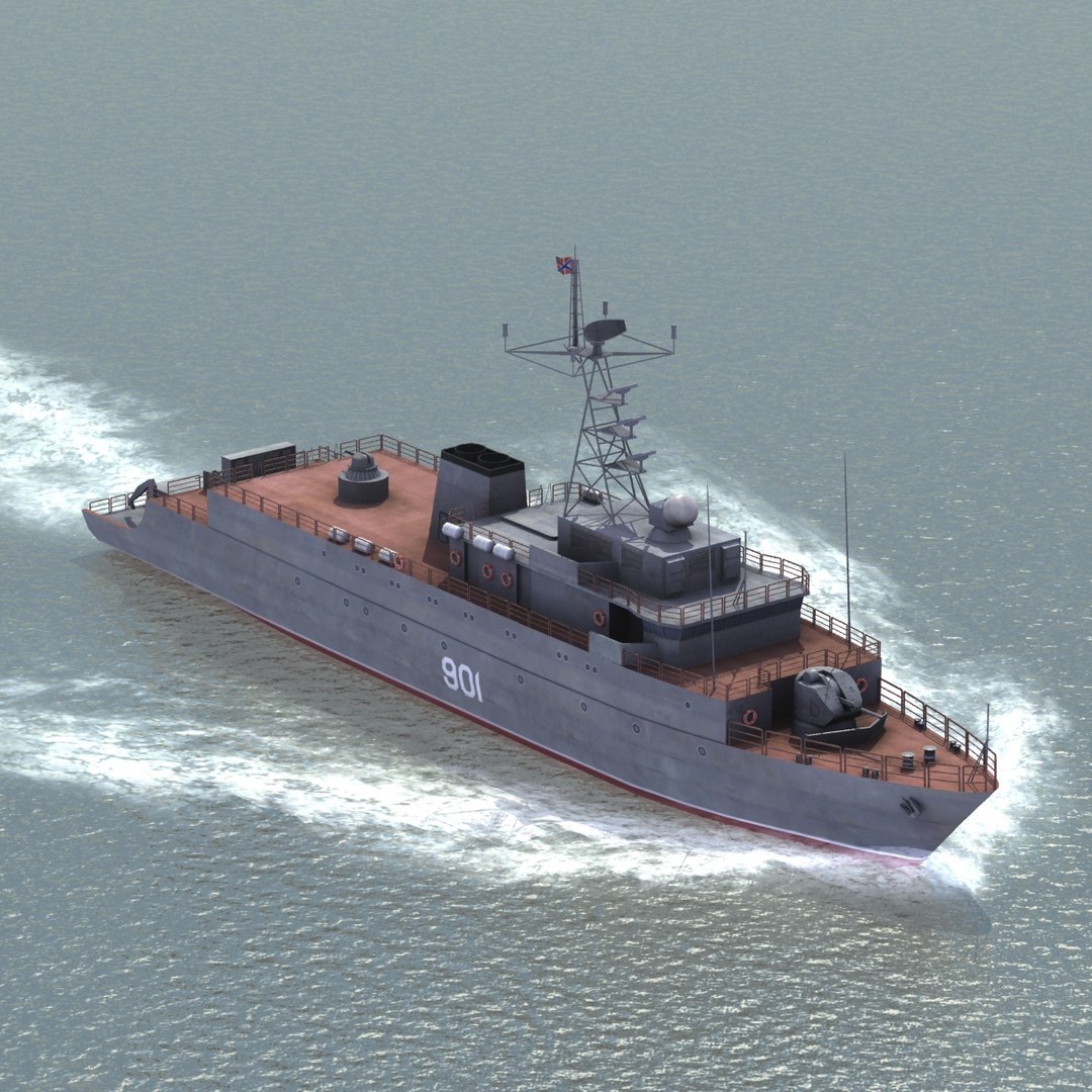 3ds Max Gorya Class Minesweeper