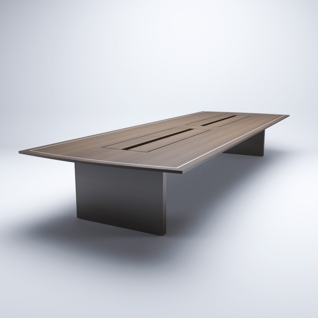 3D Conference Table Model - TurboSquid 1538488