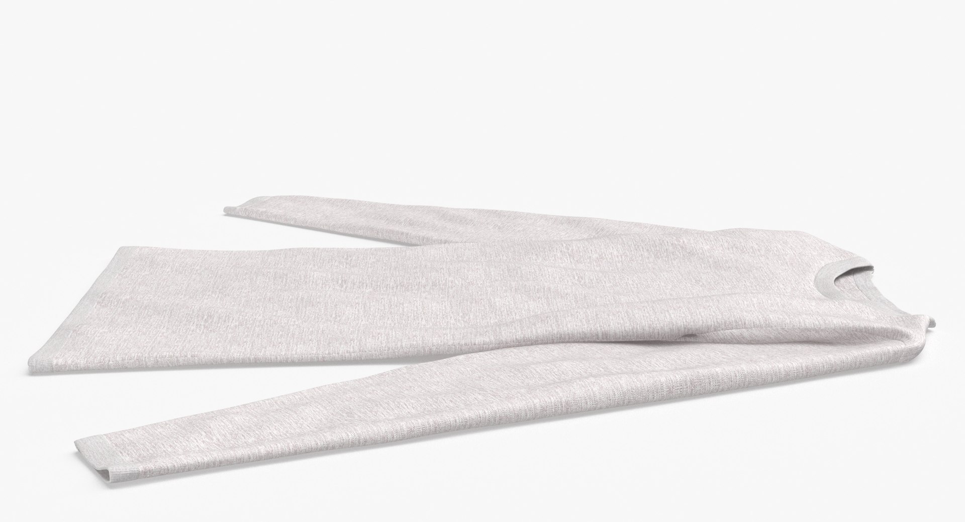 Long Sleeve Flat Female Crew Neck Pose 01 White Blank And Branded ...