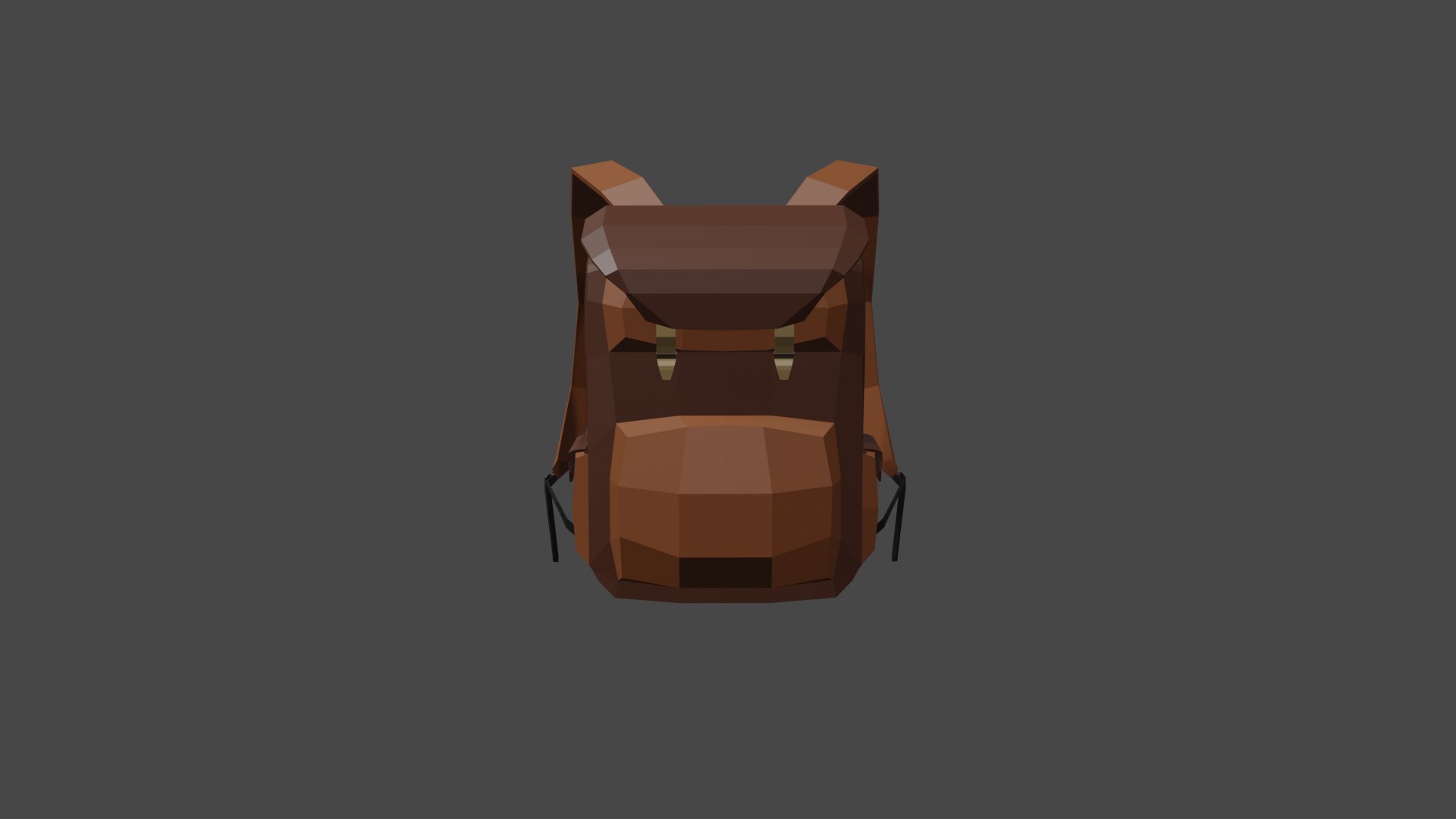 Free 3D Backpack Lowpoly - TurboSquid 2024285
