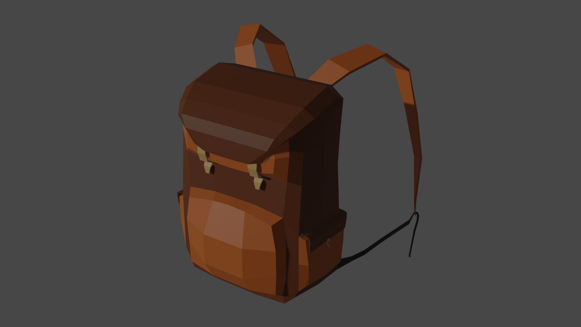 Free 3D Backpack Lowpoly - TurboSquid 2024285