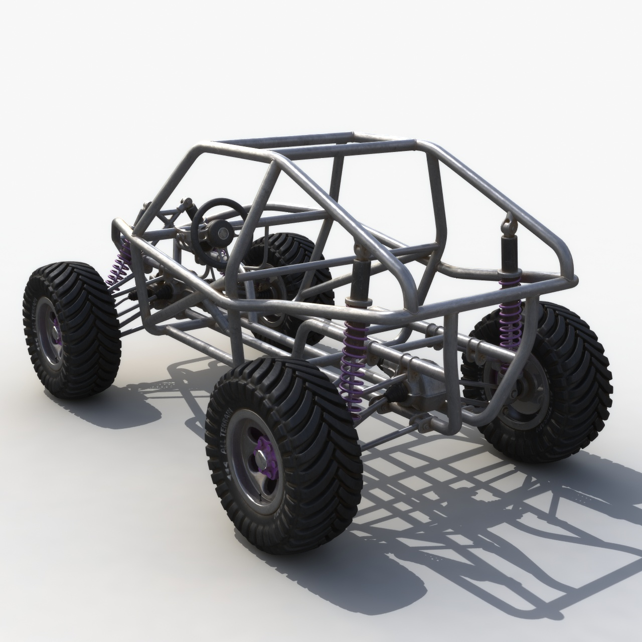 Chassi com Buggy Modelo 3D - TurboSquid 1420148