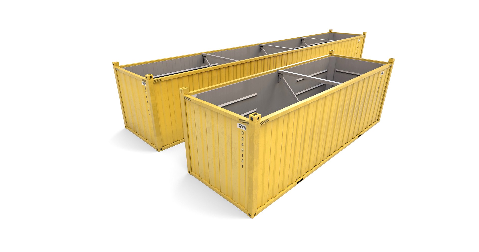Open Top Containers 3D Model - TurboSquid 2188151