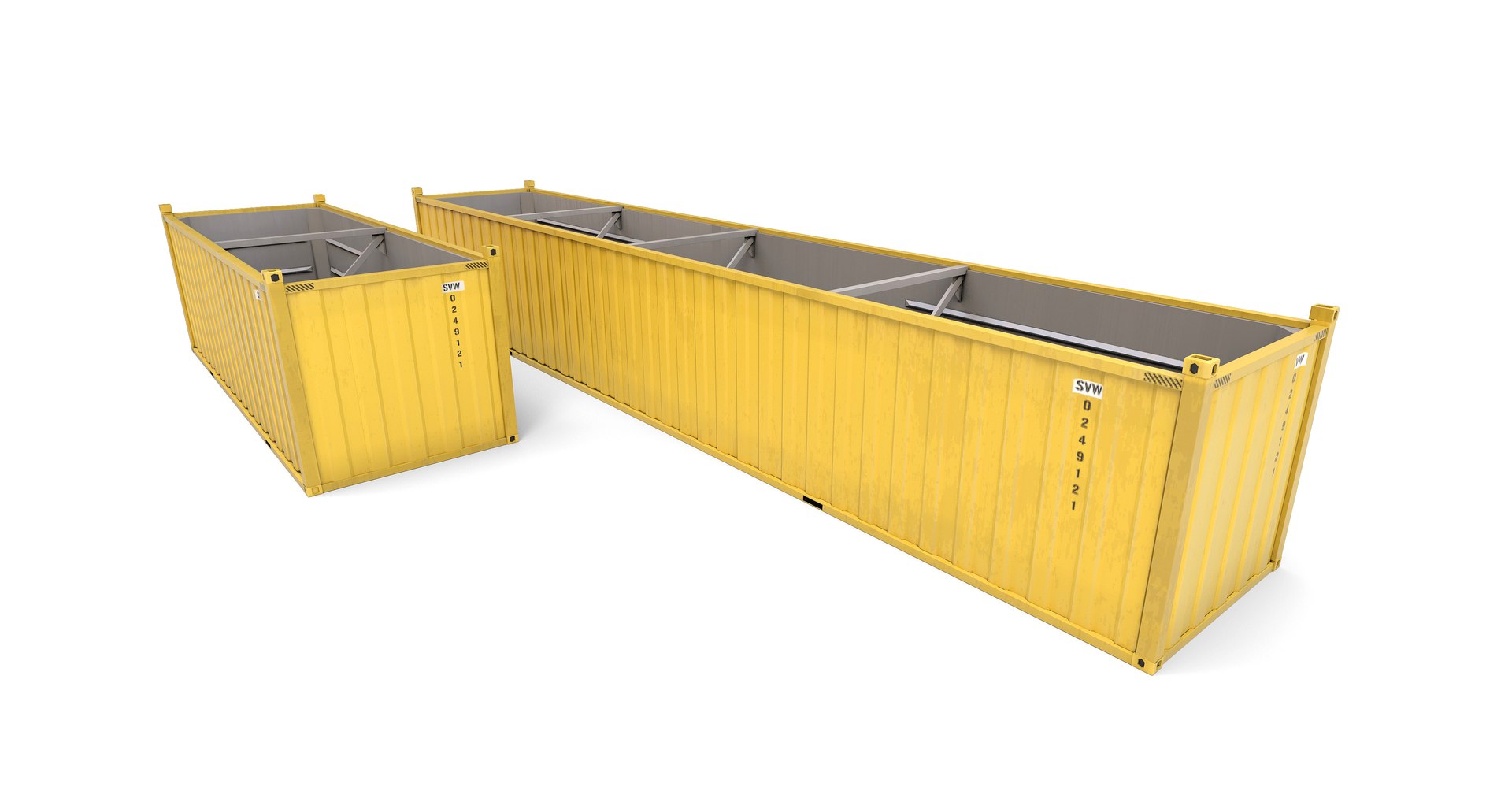 Open Top Containers 3D Model - TurboSquid 2188151
