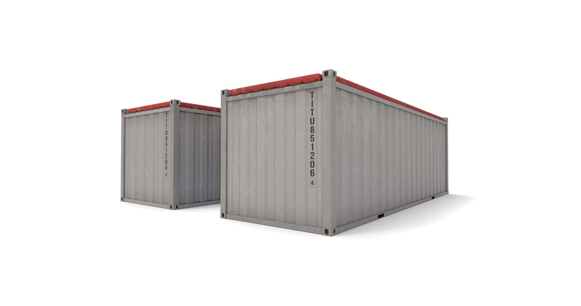 Open Top Containers 3D Model - TurboSquid 2188151