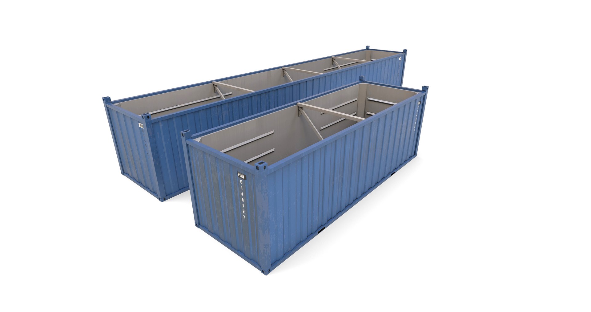 Open Top Containers 3D Model - TurboSquid 2188151
