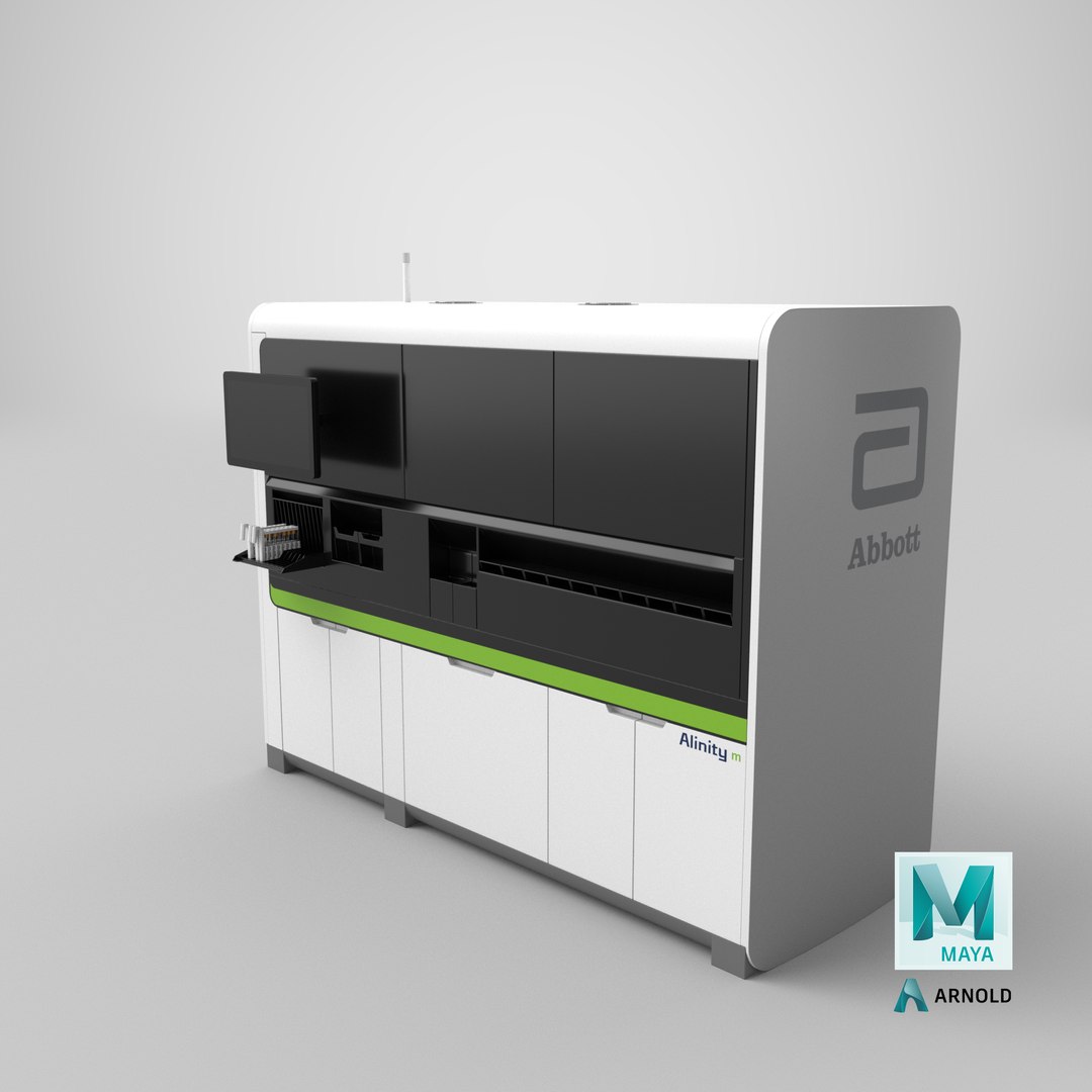 3D Abbott Alinity m Molecular Diagnostics Analyzer model - TurboSquid ...