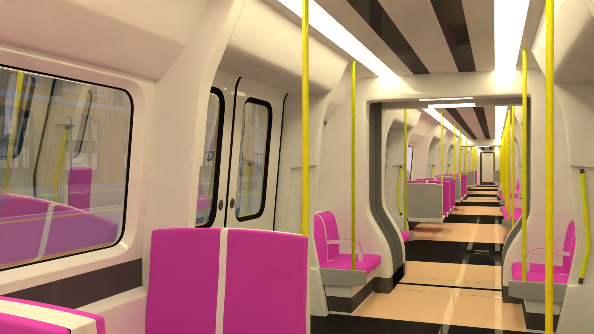 Kings Cross Station With Metro Train 3D - TurboSquid 2187922