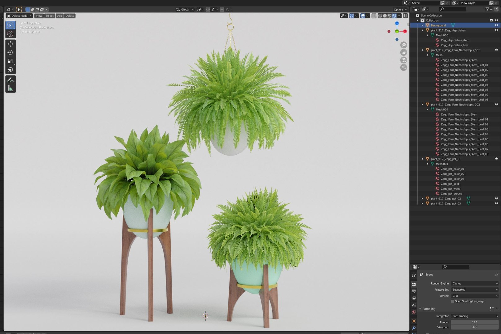 3D Model Plants Collection 917 - TurboSquid 2044101