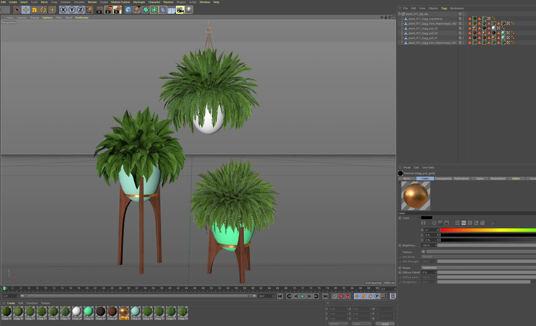 3D Model Plants Collection 917 - TurboSquid 2044101