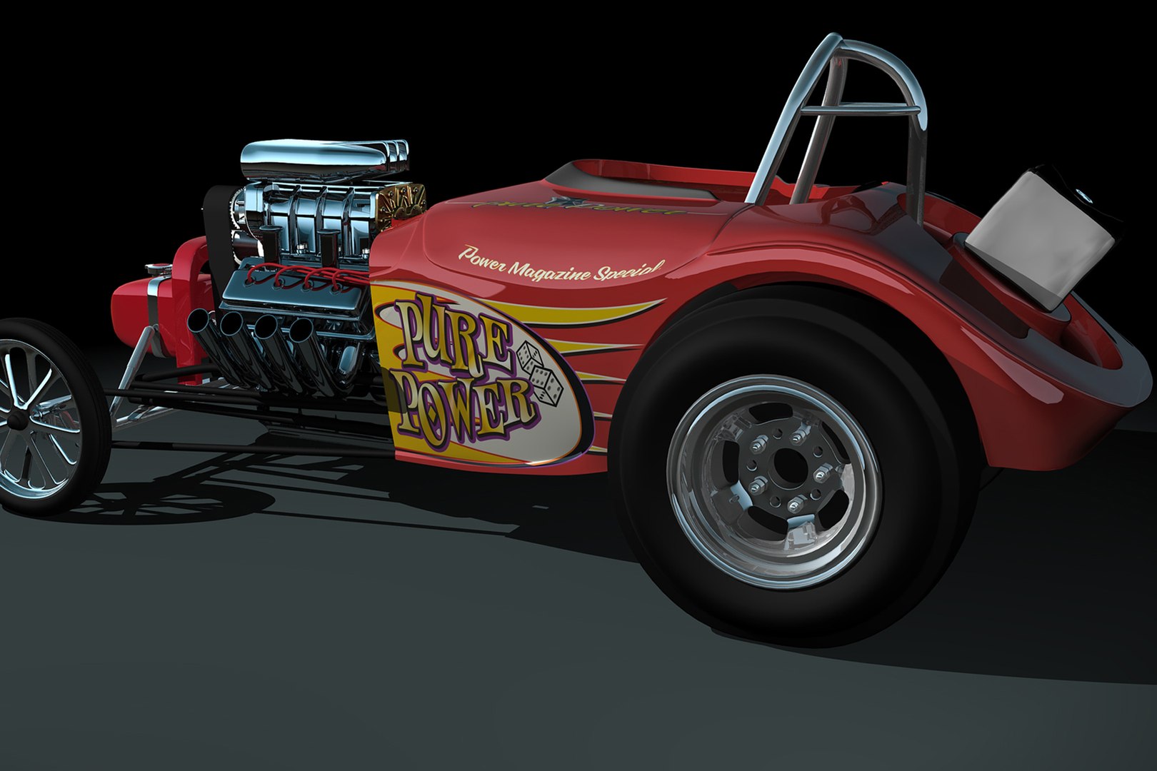 3D Fuel Dragster - TurboSquid 1664508