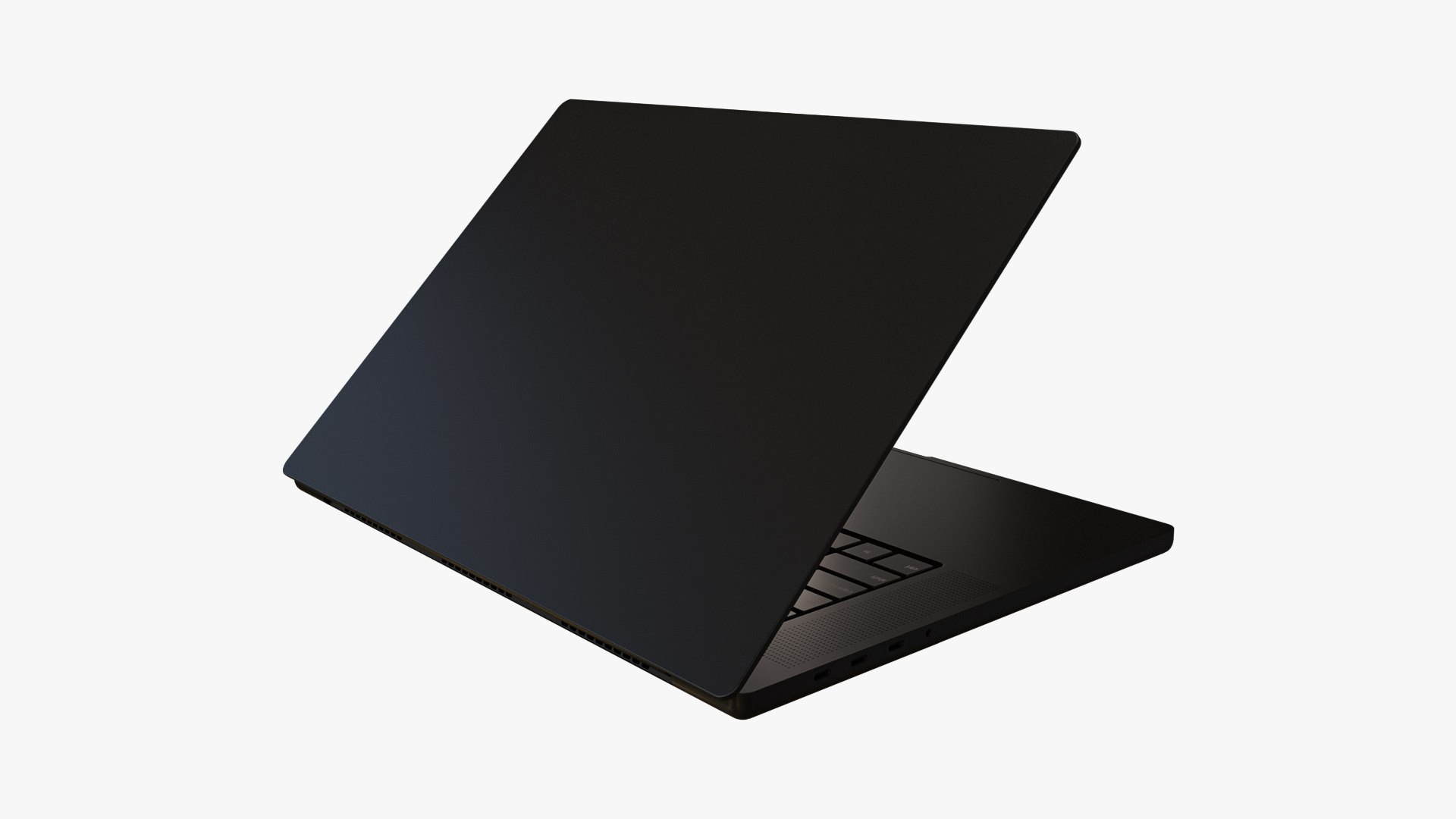 Laptop Black 3D Model - TurboSquid 2099562