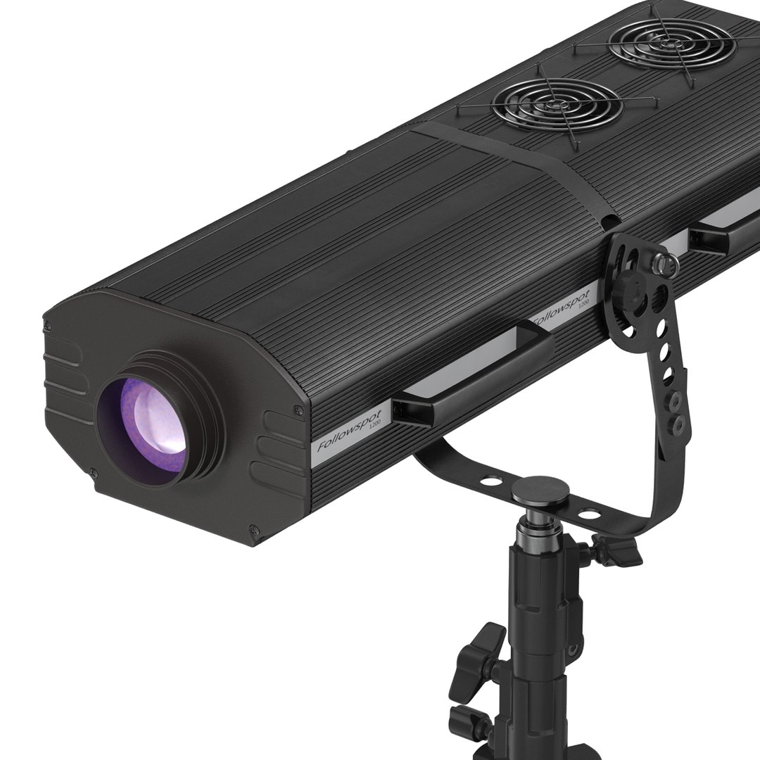 3d model follow spot isolution ifollow