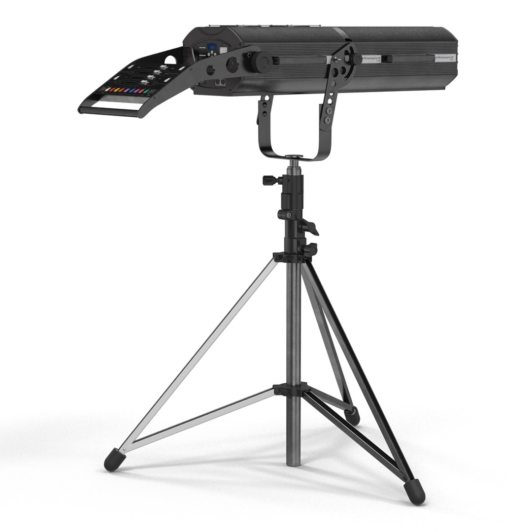 3d model follow spot isolution ifollow