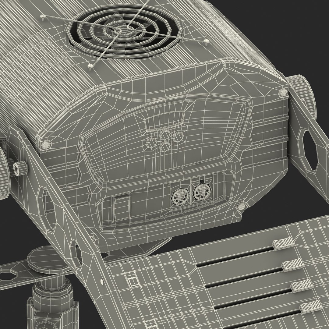3d model follow spot isolution ifollow
