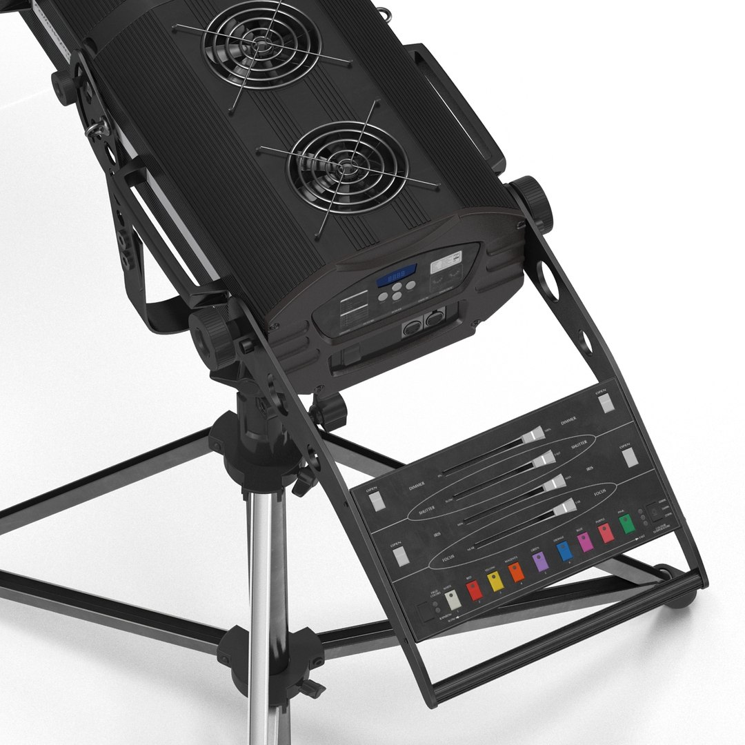 3d model follow spot isolution ifollow