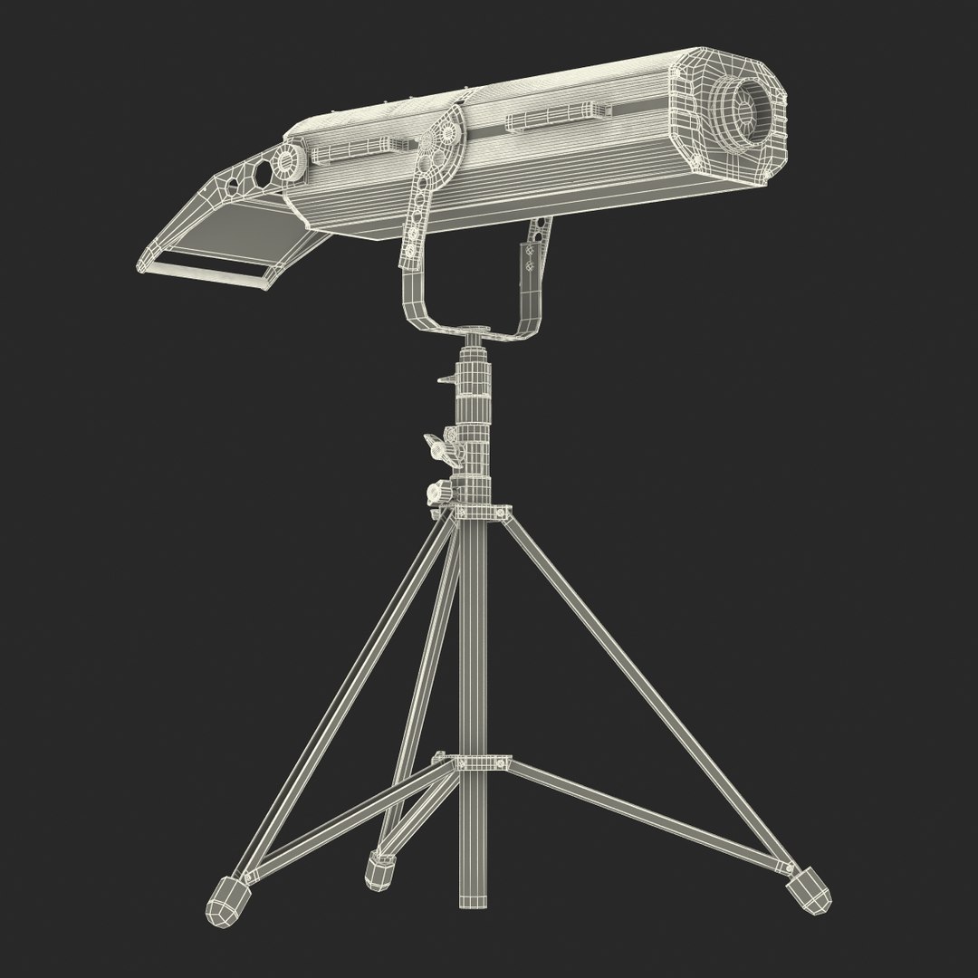 3d model follow spot isolution ifollow