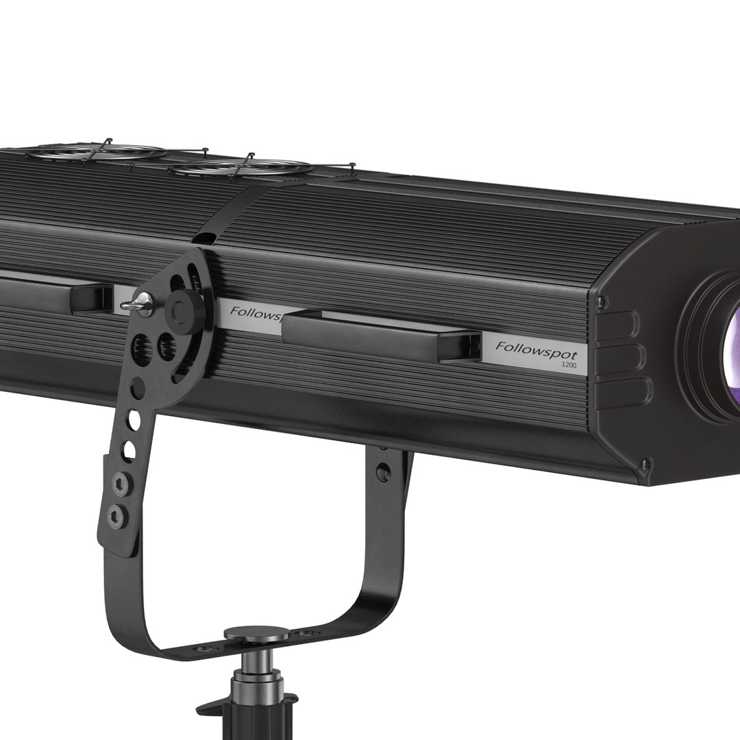 3d model follow spot isolution ifollow