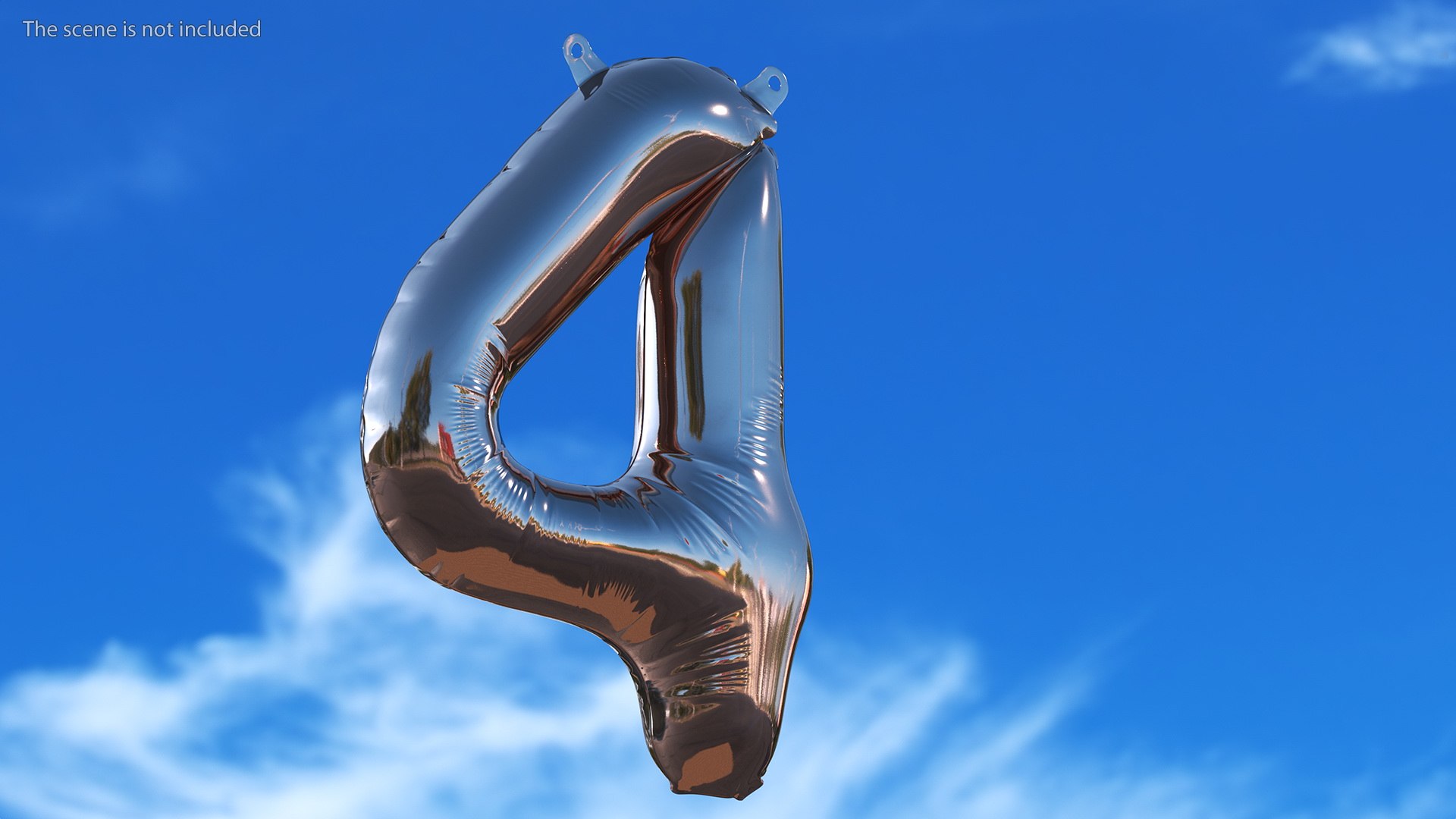 3D Balloon Numbers Set Rose Gold model - TurboSquid 1819670