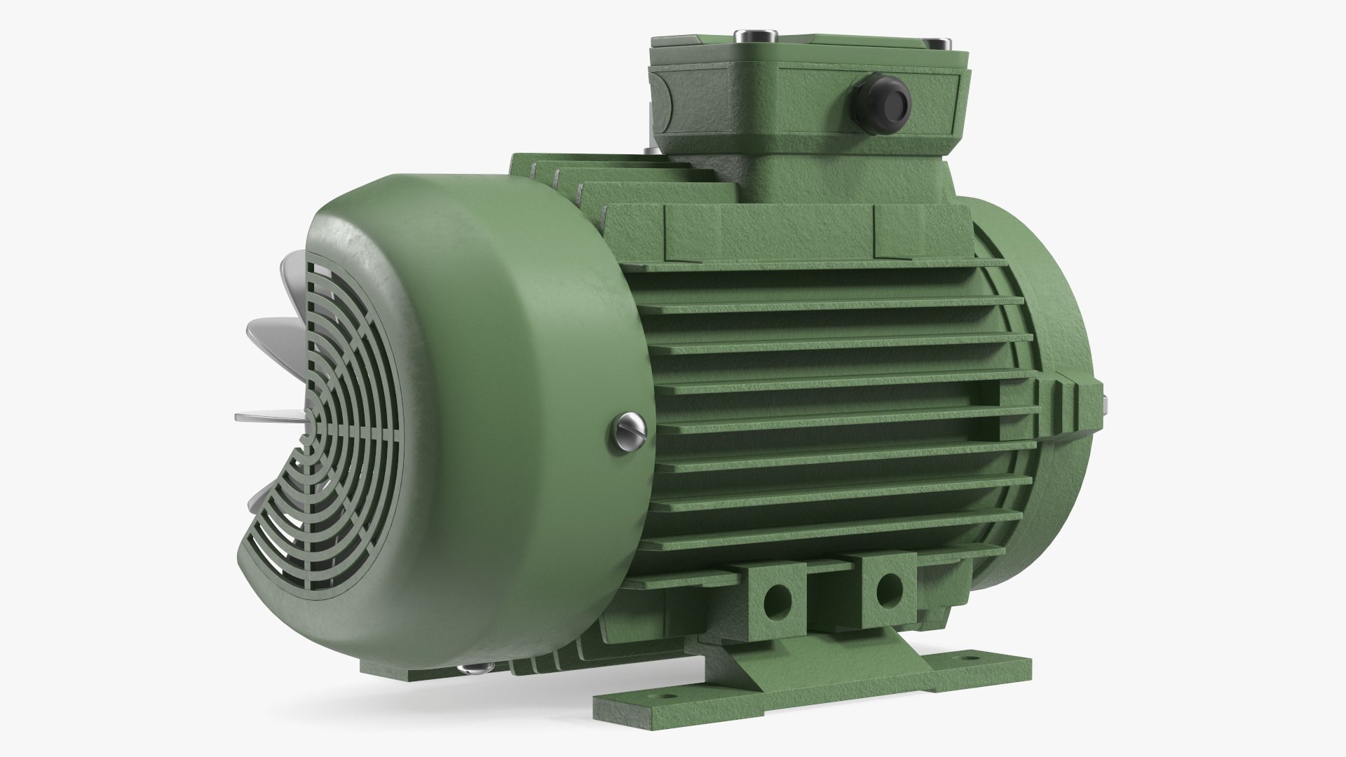 Electric Motor Cross Section Green 3D Model - TurboSquid 2220699