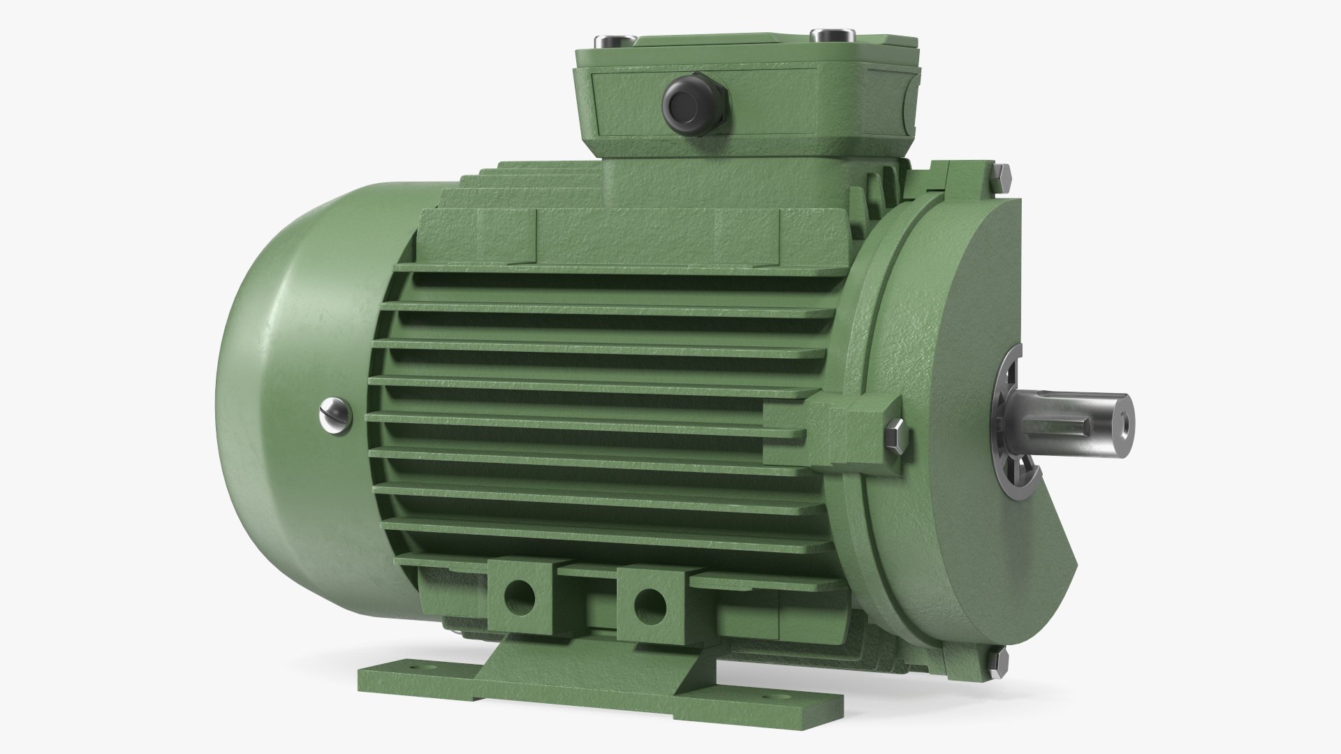 Electric Motor Cross Section Green 3D Model - TurboSquid 2220699