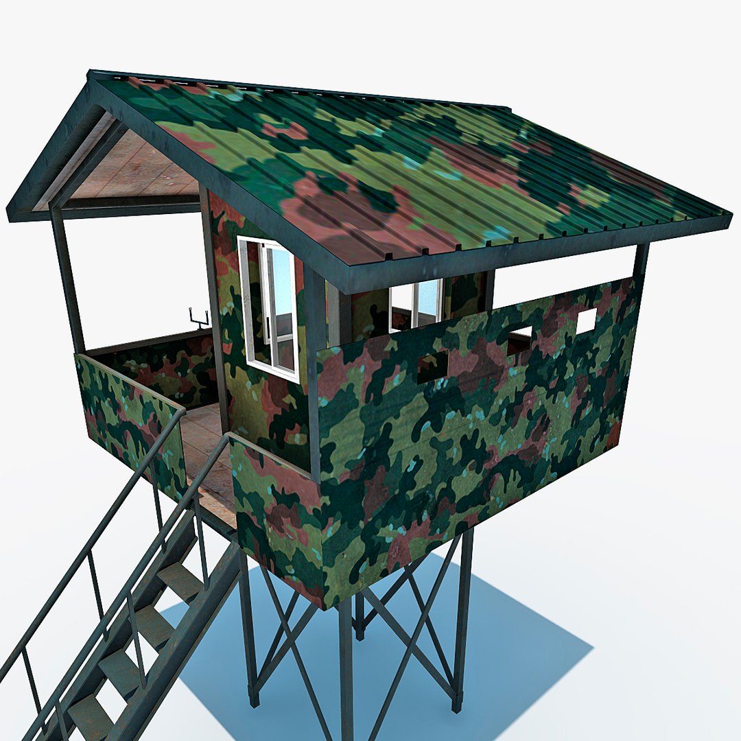 Guard Tower 5 3d Model