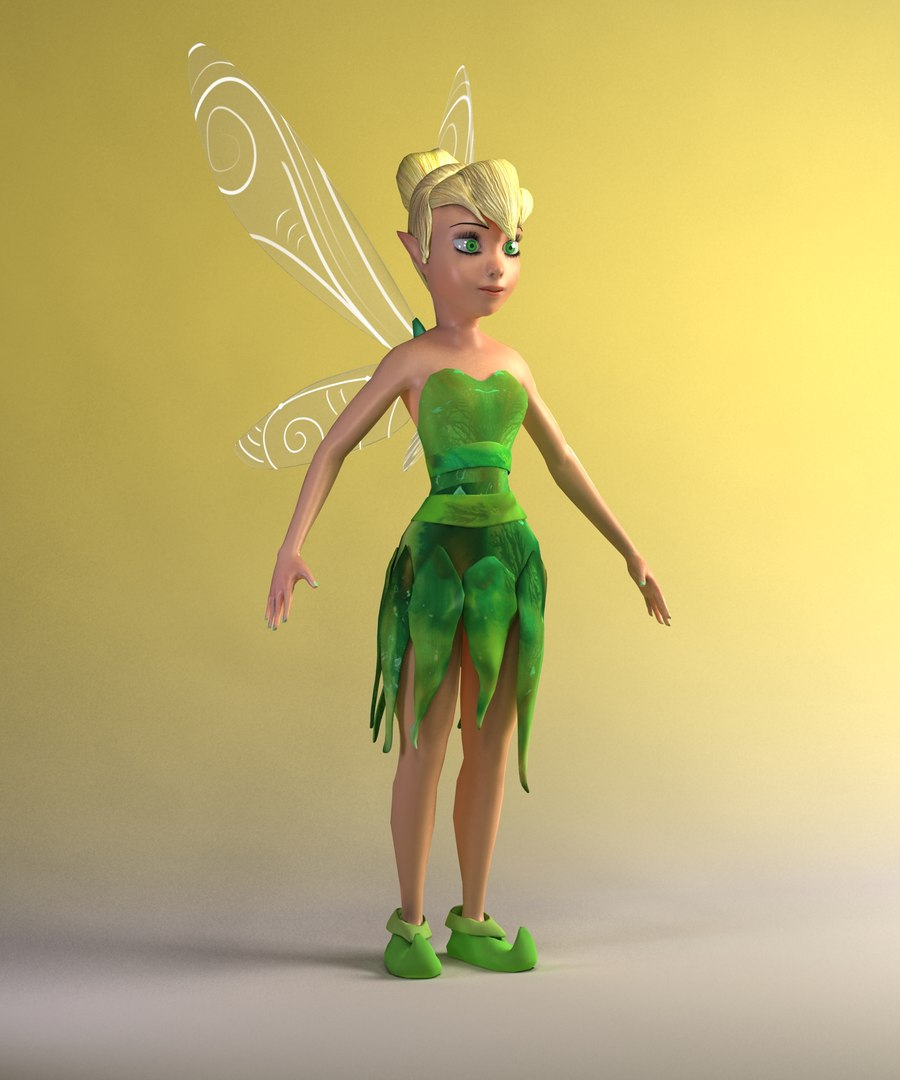3d Fairy Cartoon Model