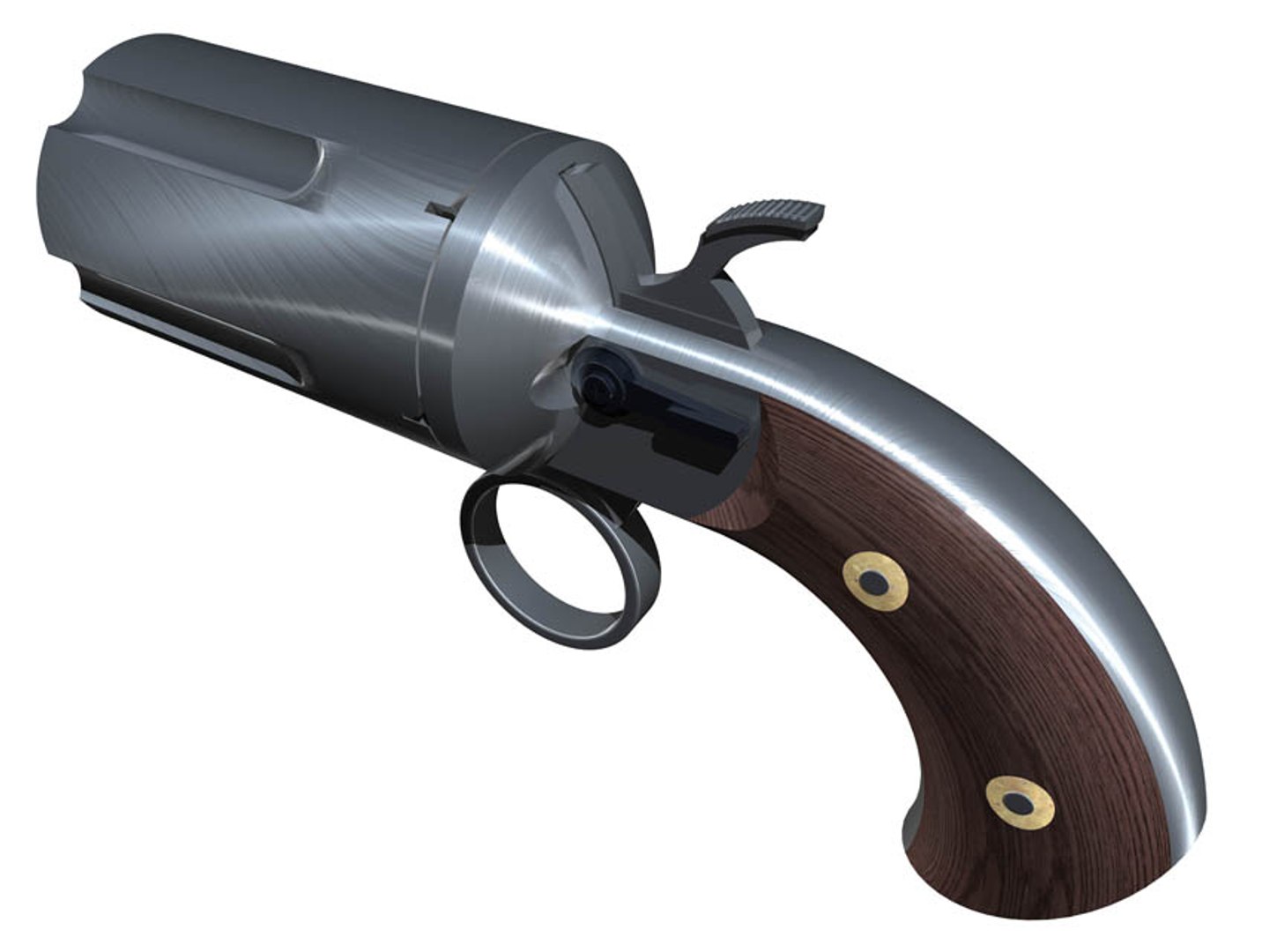 3d Flare Gun Model