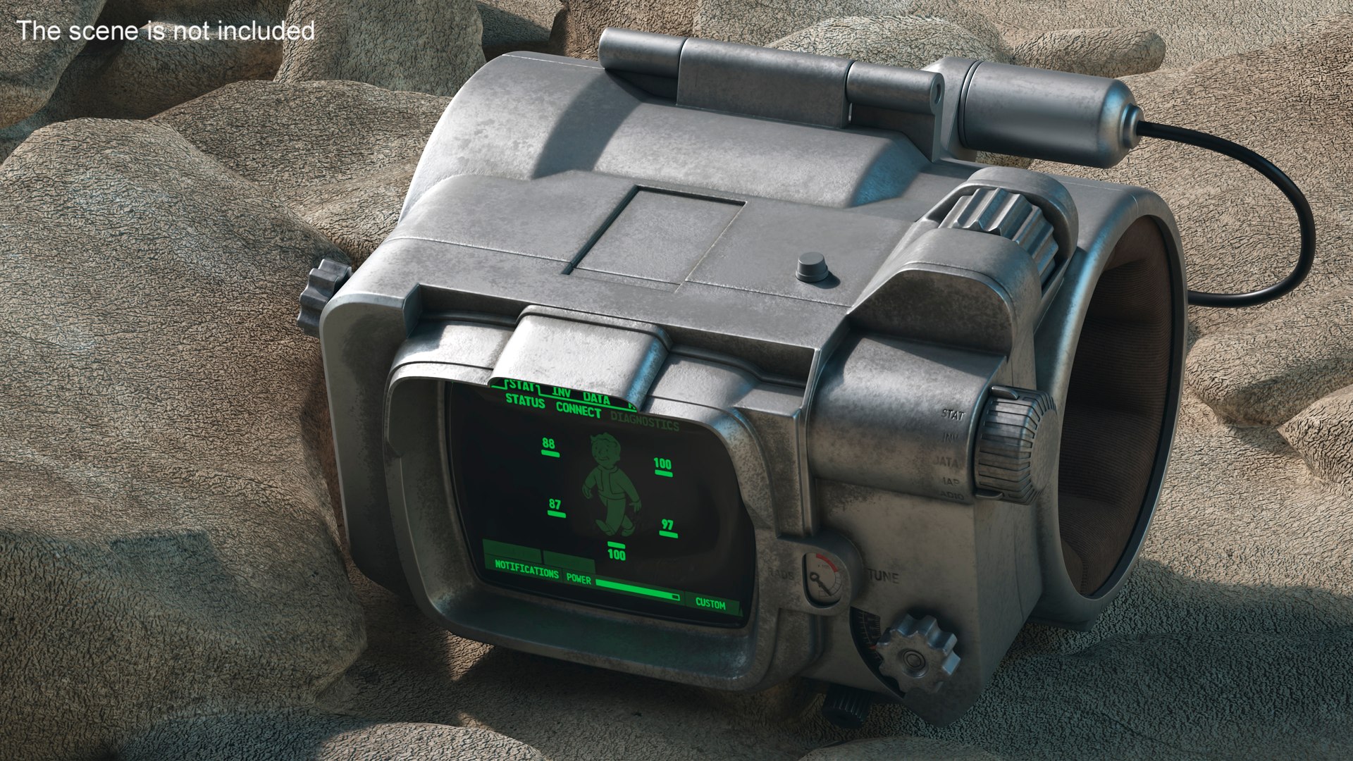 Fallout Pip Boy 3D Model - TurboSquid 2256034